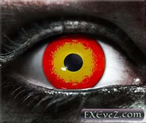 Maul Custom SFX Contacts – Rx – FX Eyez